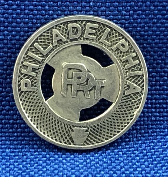 Philadelphia Rapid Transit One Fare Token 16mm Die Cut Out - Etsy