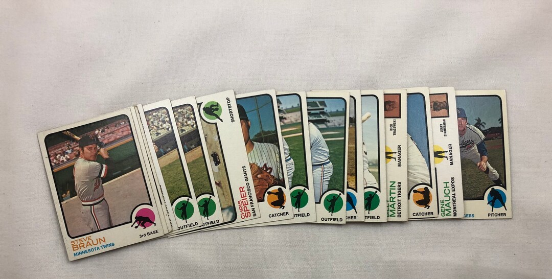 1973 Topps Baseball Starter Set 20 Different Cards Vintage Card