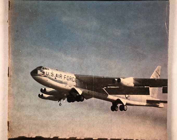 January 28 1957 Life Magazine Take off of Globe Circling B-52 Around ...