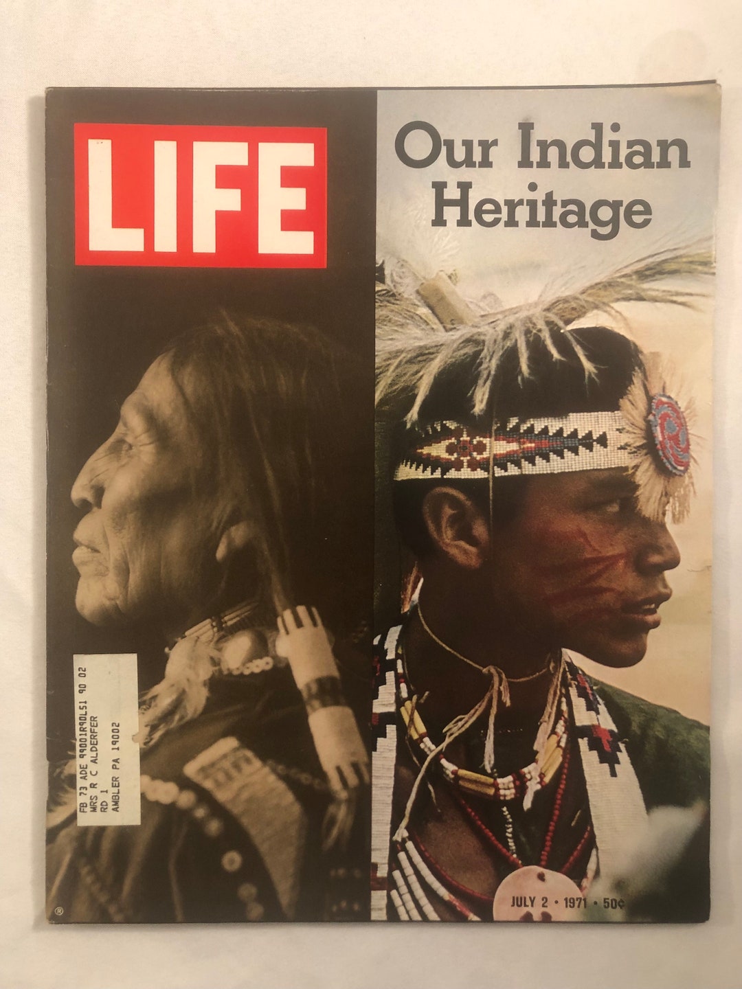 July 2 1971 Life Magazine Our Indian Heritage Cover Vintage American ...