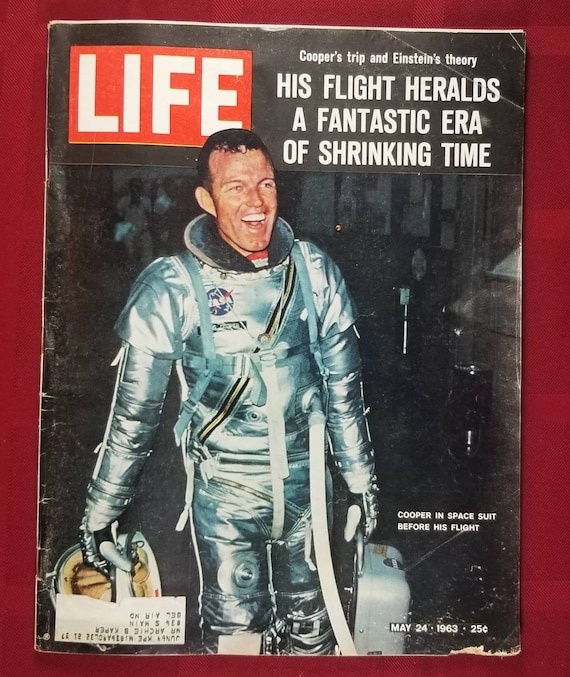 May 24 1963 Life Magazine Astronaut Gordon Cooper in Space | Etsy
