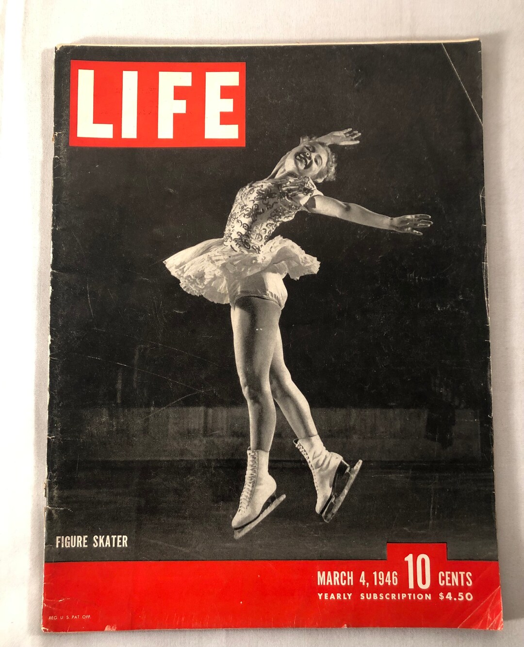 March 4 1946 Life Magazine Figure Skater Gretchen Van Zandt Merrill on ...