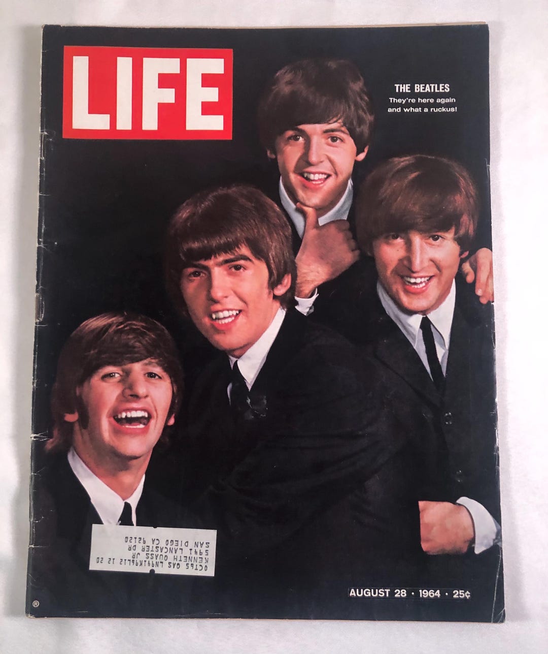 August 28 1964 Life Magazine the Beatles on Cover Vintage the Fab Four ...