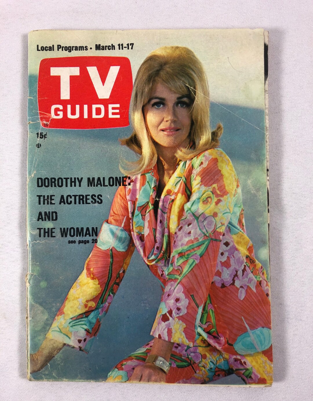 Week March 11 to 17 1967 TV Guide the Actress and the Woman Dorothy ...