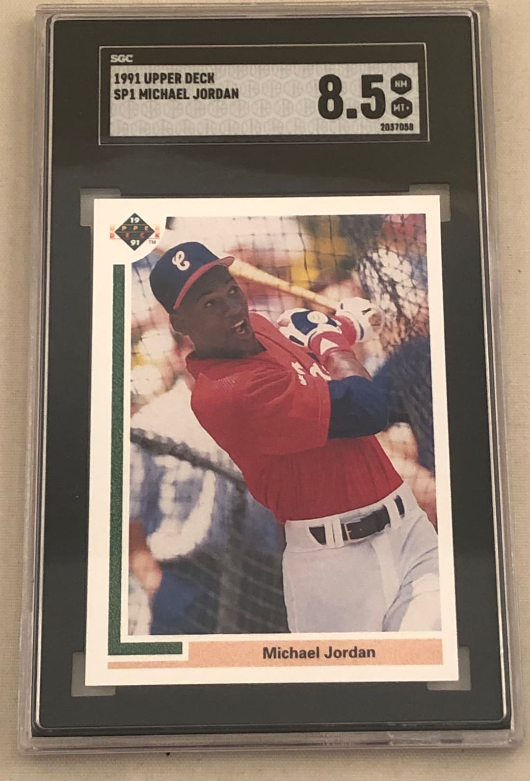 Vintage 1991 Michael Jordan Upper Deck Rookie Baseball Card # SP1 ...