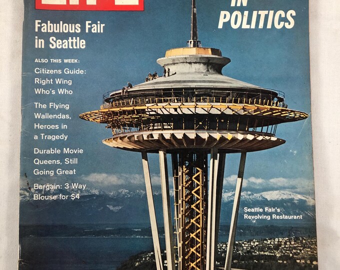 February 9 1962 Life Magazine Seattle World Fair Space Needle on Cover ...