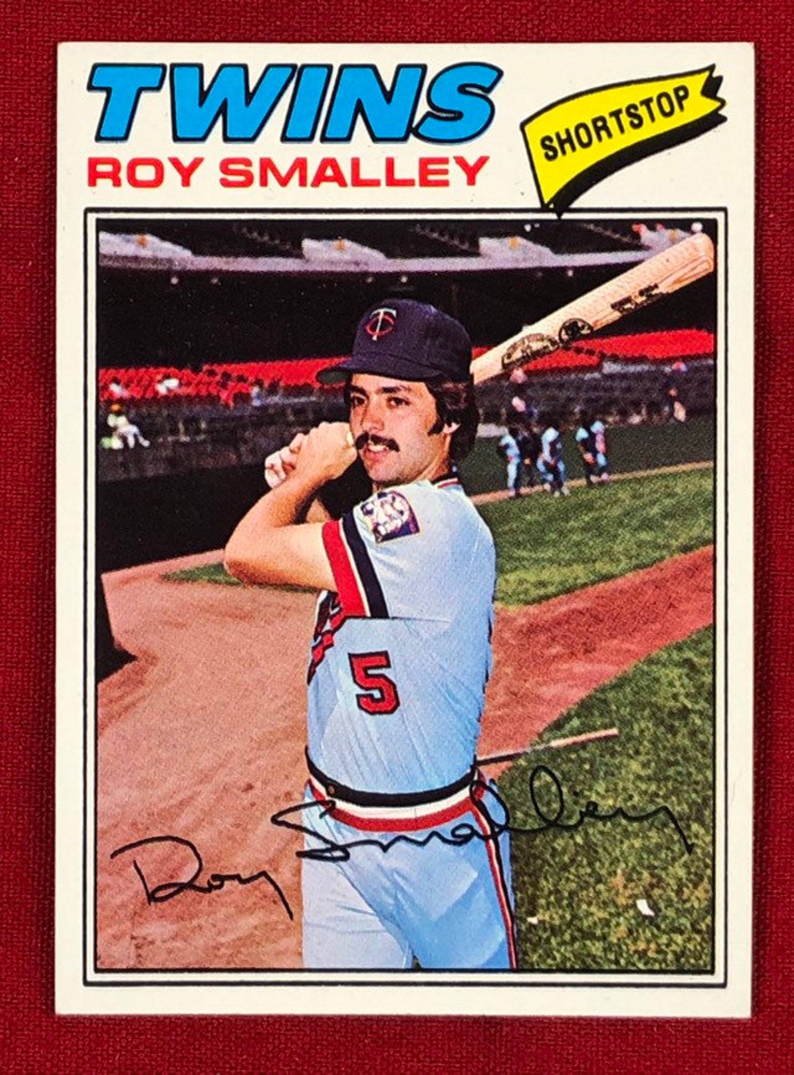 Vintage 1977 Topps Roy Smalley Baseball Card 66 Original - Etsy