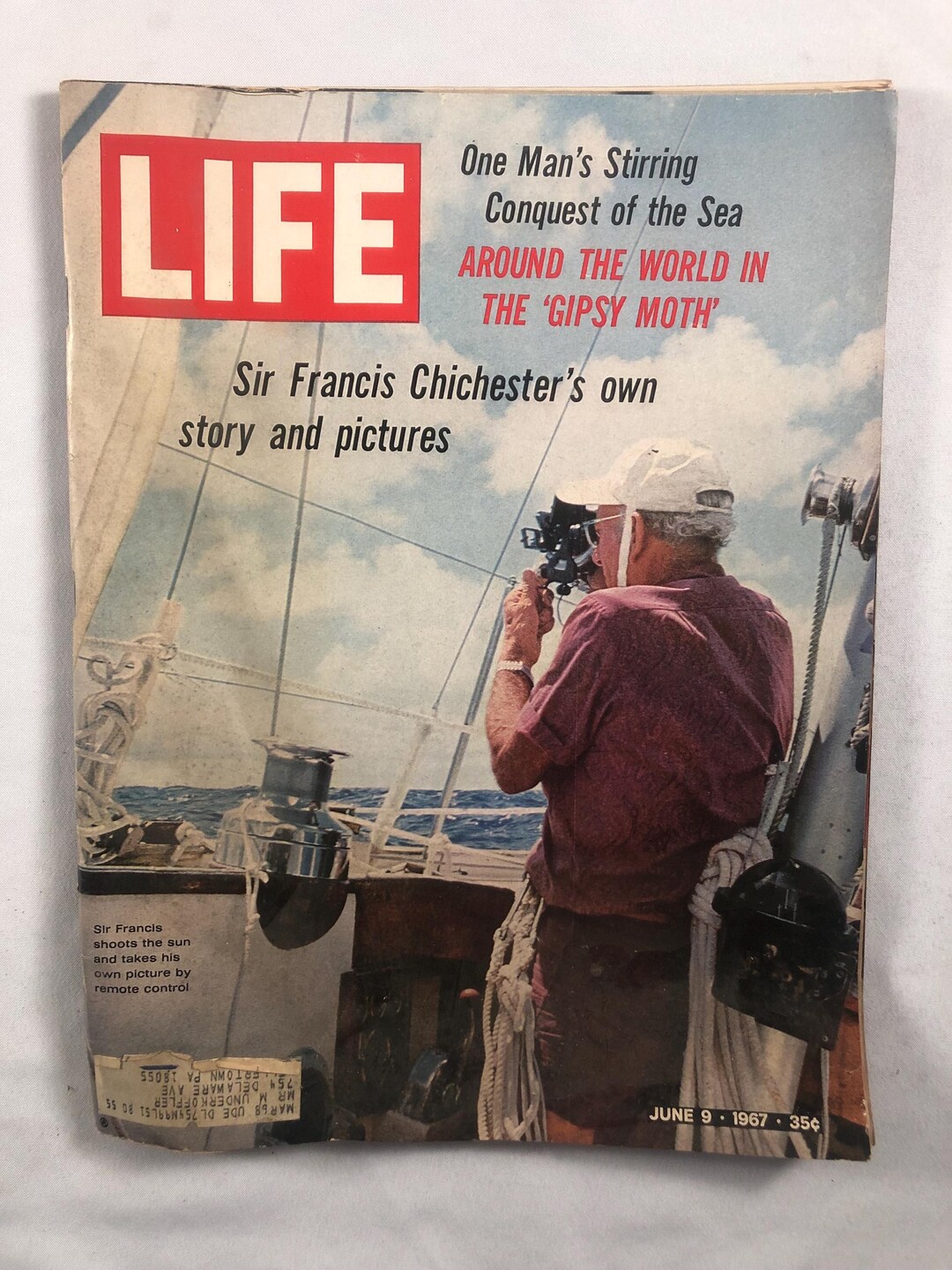 June 9 1967 Life Magazine Sir Francis Chichester on Cover Vintage ...