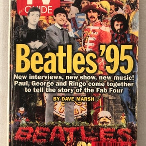 Week of November 18 to 24 1995 TV Guide Beatles '95 John,paul,george ...