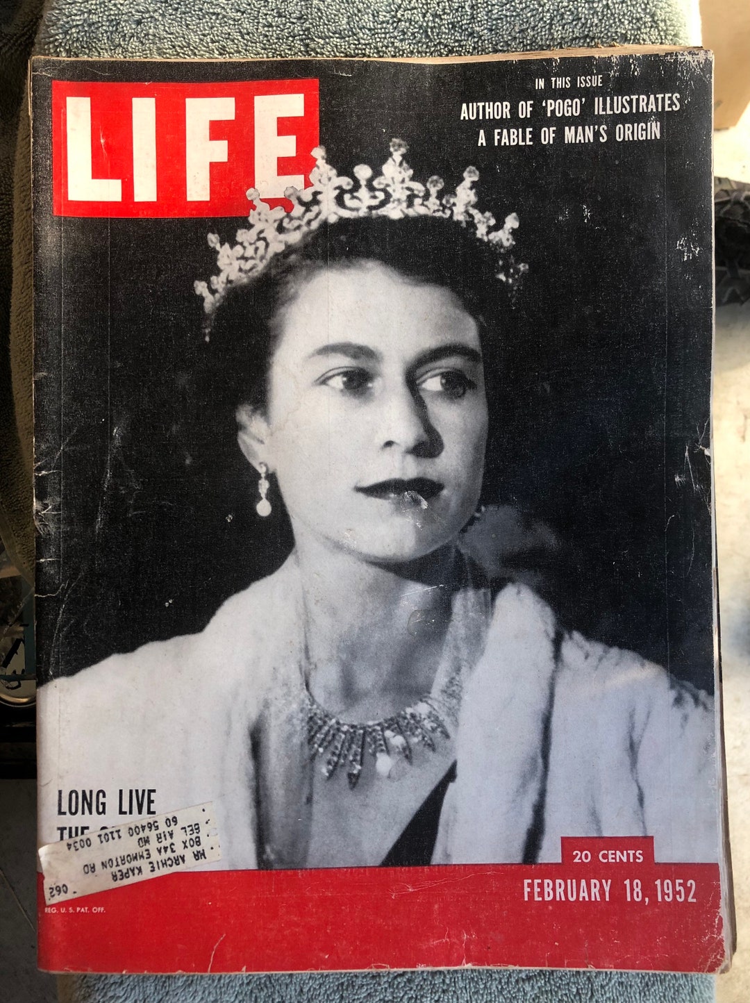 February 18 1952 Life Magazine Long Live the Queen Elizabeth Cover ...
