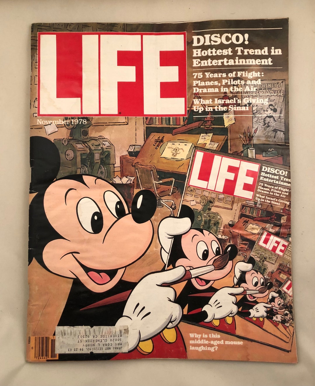 November 8 1978 Life Magazine Mickey Mouse 50th Birthday Cover Vintage ...