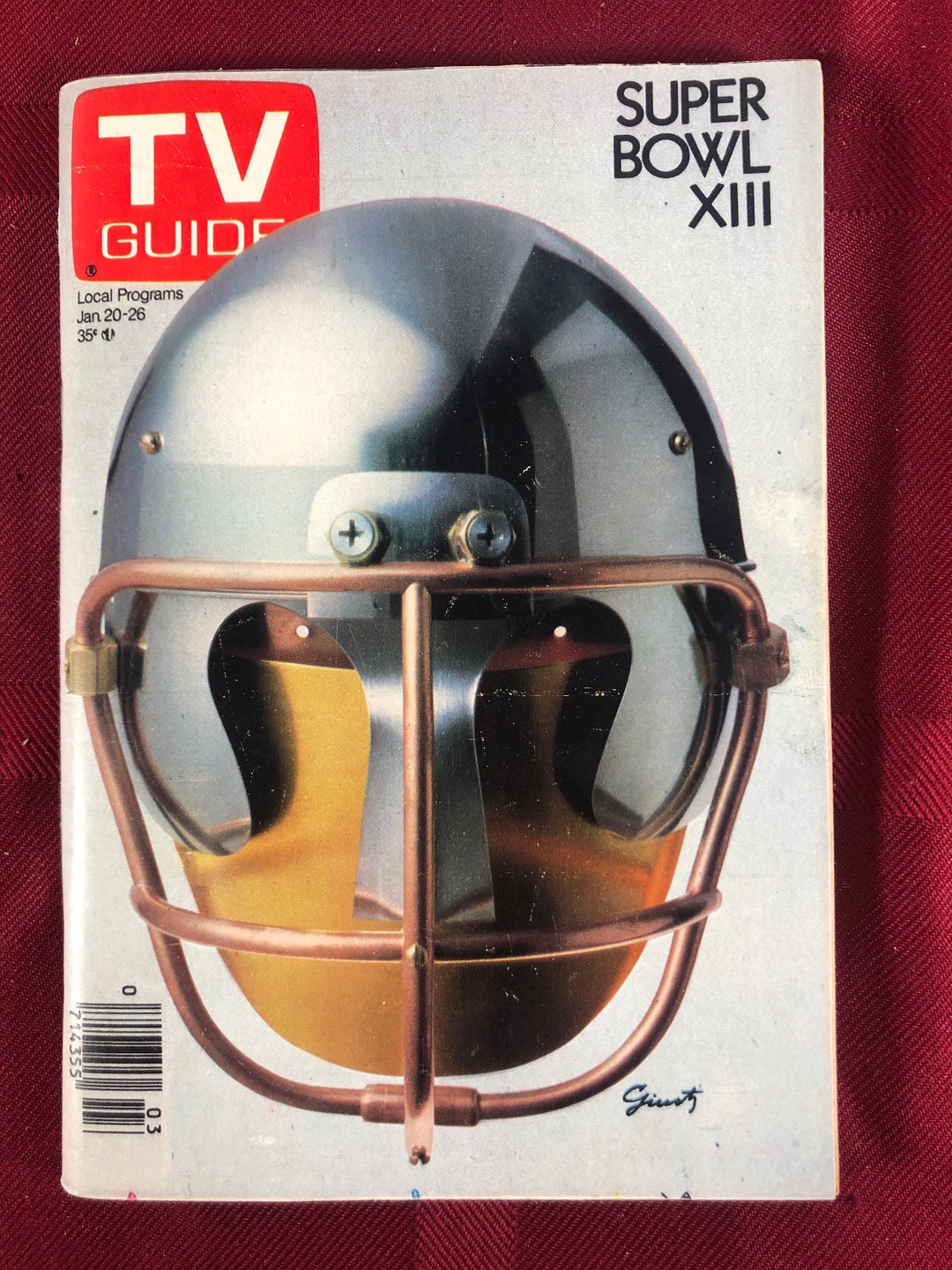 Week of January 20 to 26 1979 TV Guide NFL Super Bowl XIII Cover Vol 27 ...