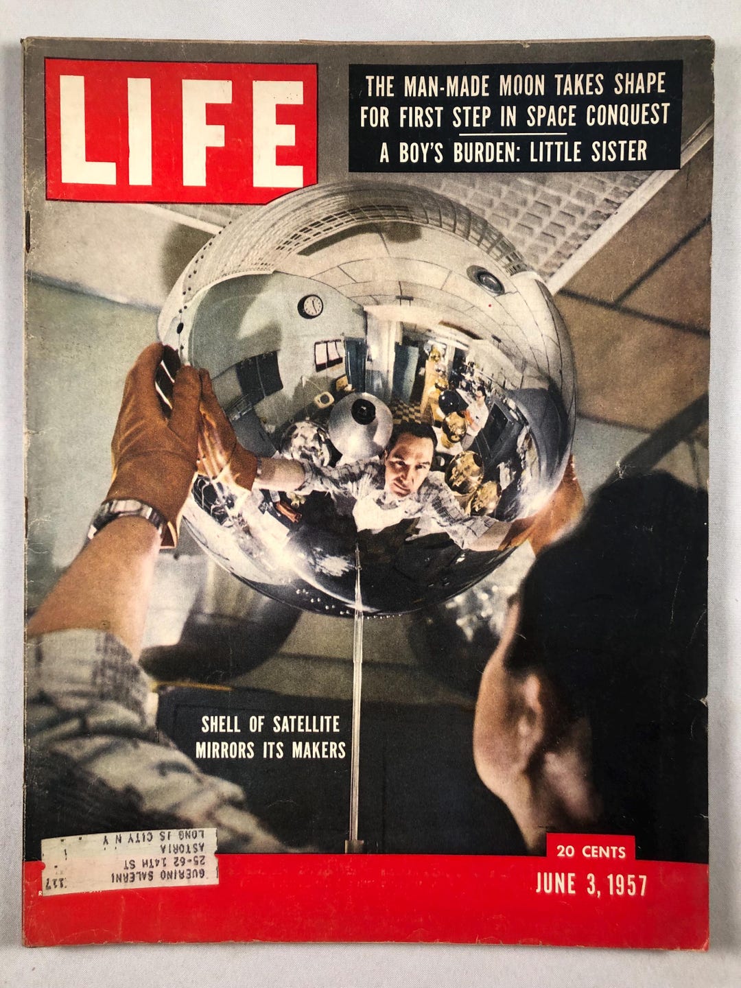 June 3 1957 Life Magazine Shell of Satellite Mirrors Its Makers on ...