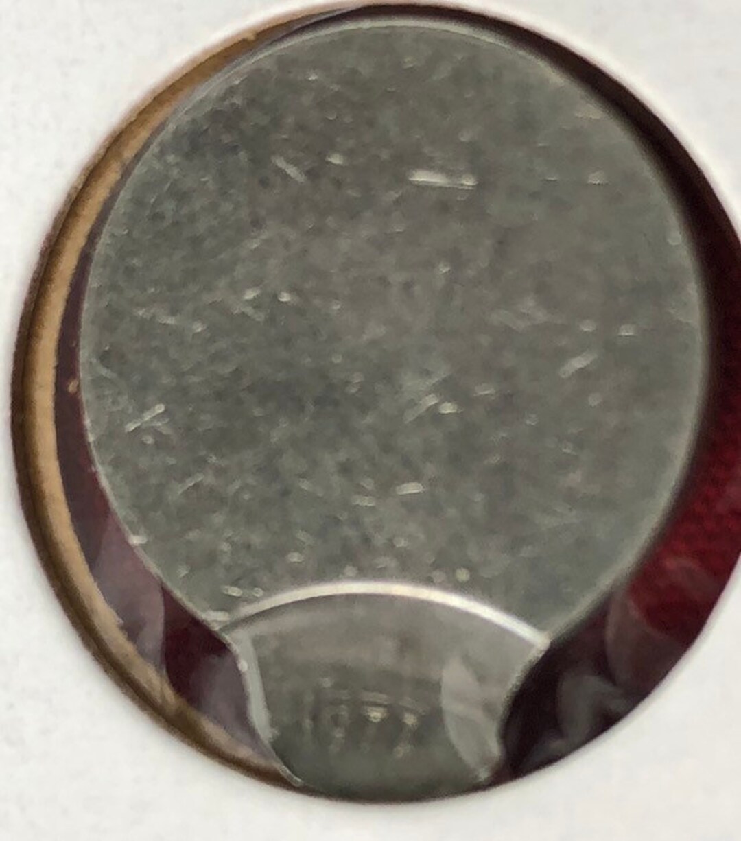 1977 off Center Jefferson Nickel Uniface Brokage Reverse Mint Error ...