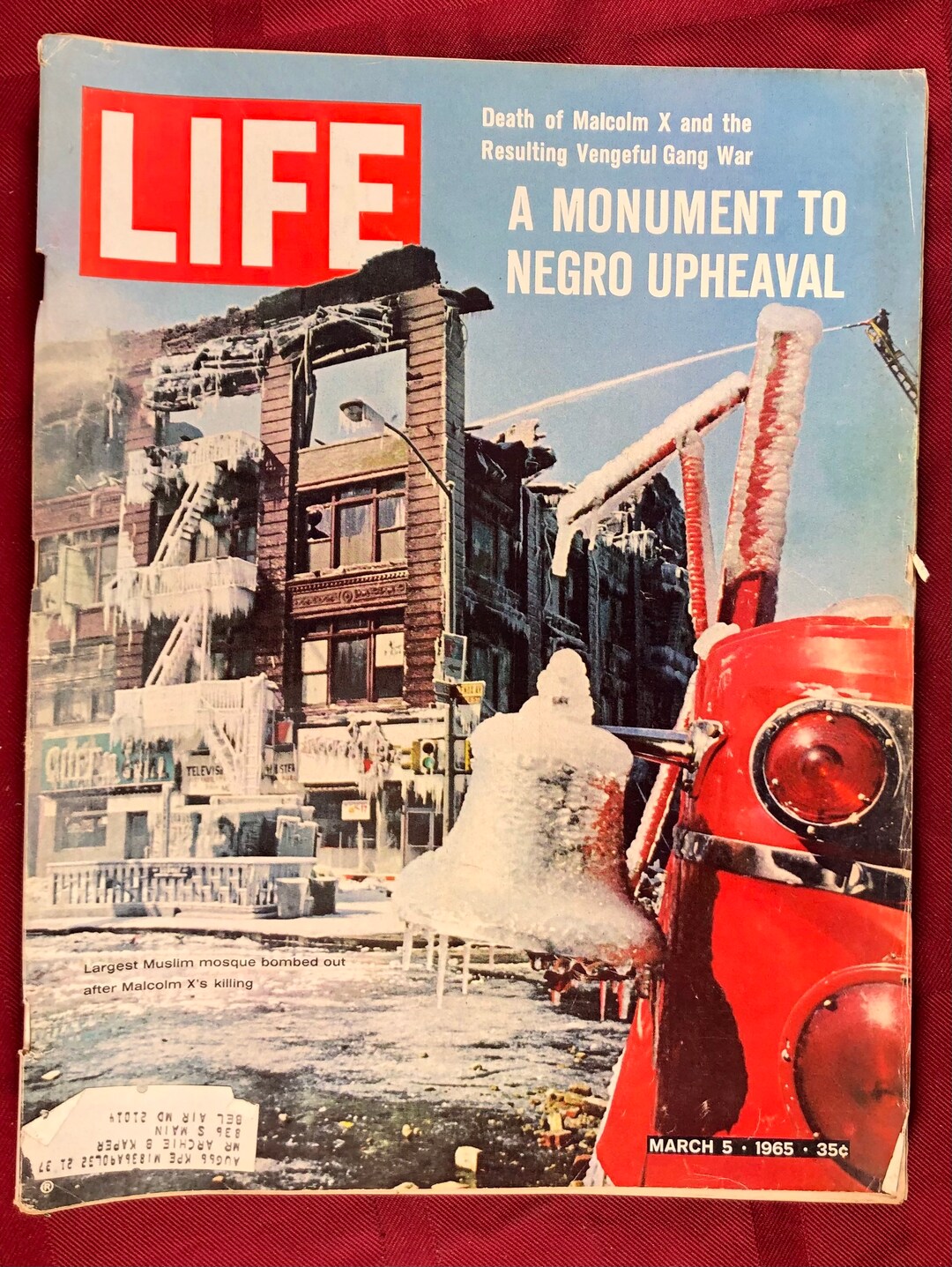 March 5 1965 Life Magazine Death of Malcom X Cover Vintage Civil Rights ...