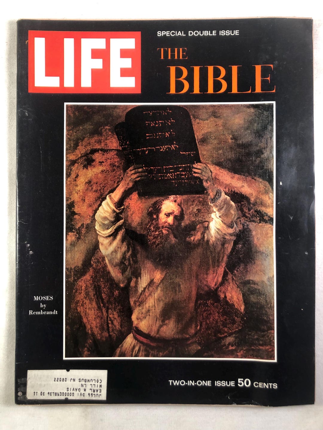 December 25 1964 Life Magazine the Bible Moses by Rembrandt Cover ...