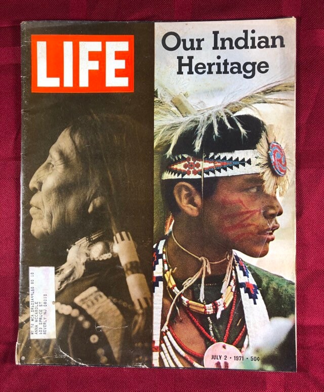 July 2 1971 Life Magazine Our Indian Heritage Cover Vintage - Etsy