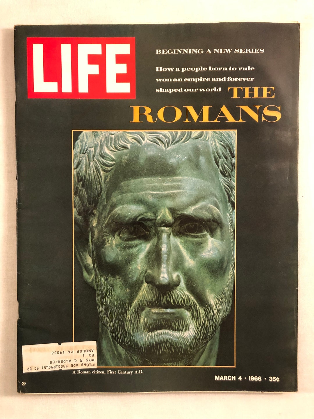 March 4 1966 Life Magazine the Romans on Cover Vintage Original Great ...