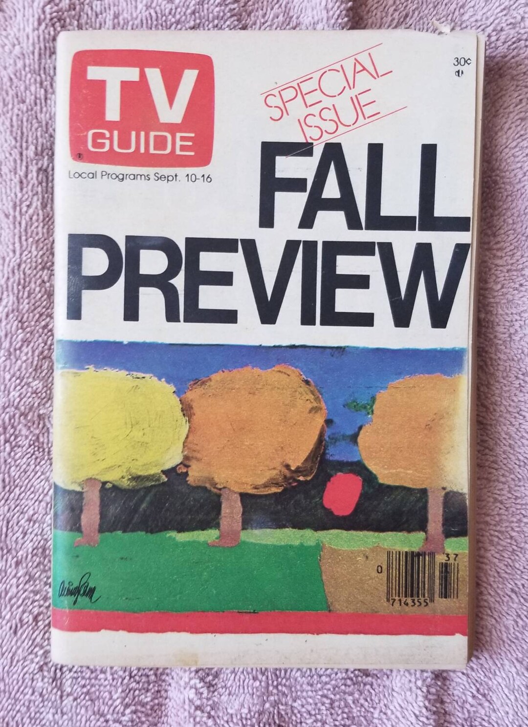 Week of September 10 to 17 1977 TV Guide Special Issue Fall Preview New ...