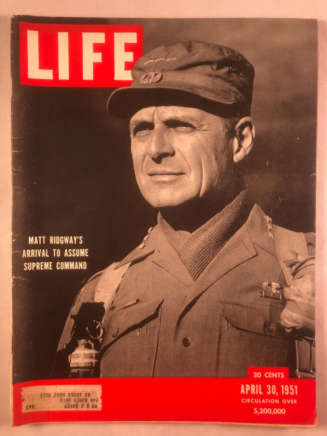 April 30 1951 Life Magazine Matt Ridgeway on Cover Yankees Bring up ...