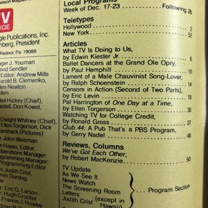 December 17 23 1977 TV Guide the Cast of One Day at a Time Cover Vol 25 ...