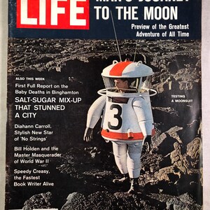 April 27 1962 Life Magazine Man's Journey to the Moon Cover Testing a ...