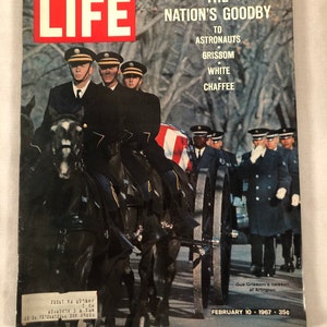 February 10 1967 Life Magazine Astronauts Virgil Grissom, Edward White ...