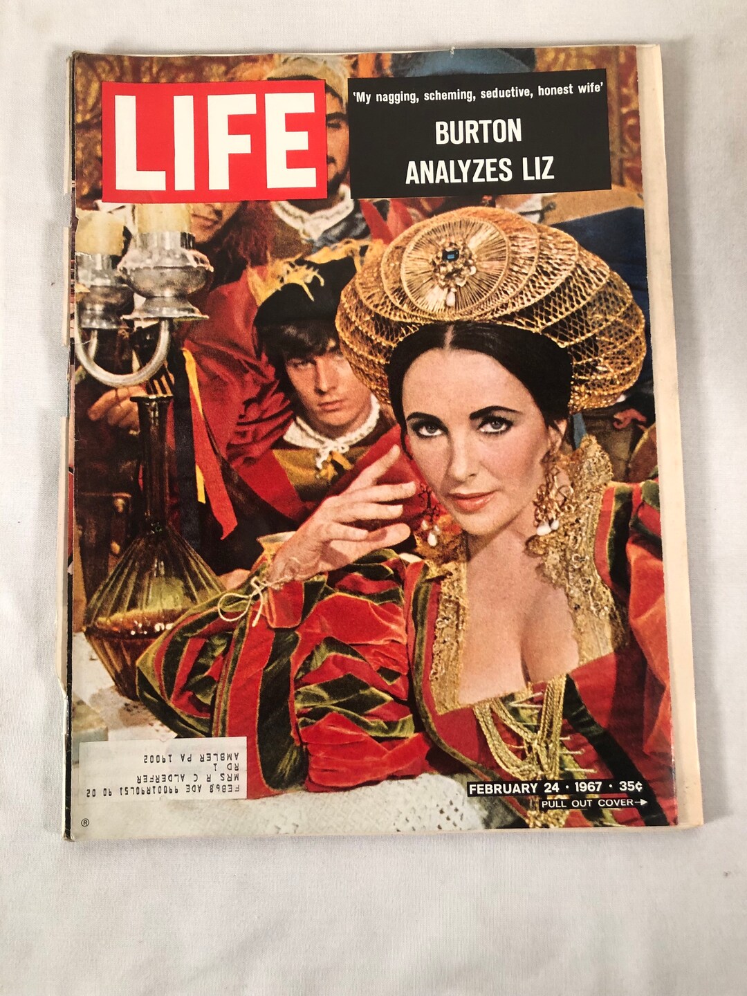 February 24 1967 Life Magazine Elizabeth Liz Taylor Richard Burton on ...