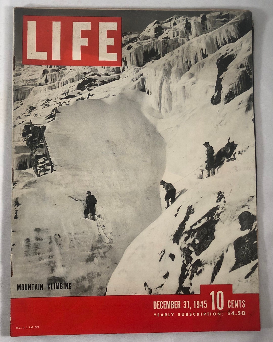 December 31 1945 Life Magazine Mountain Climbing on Cover Vintage Issue ...