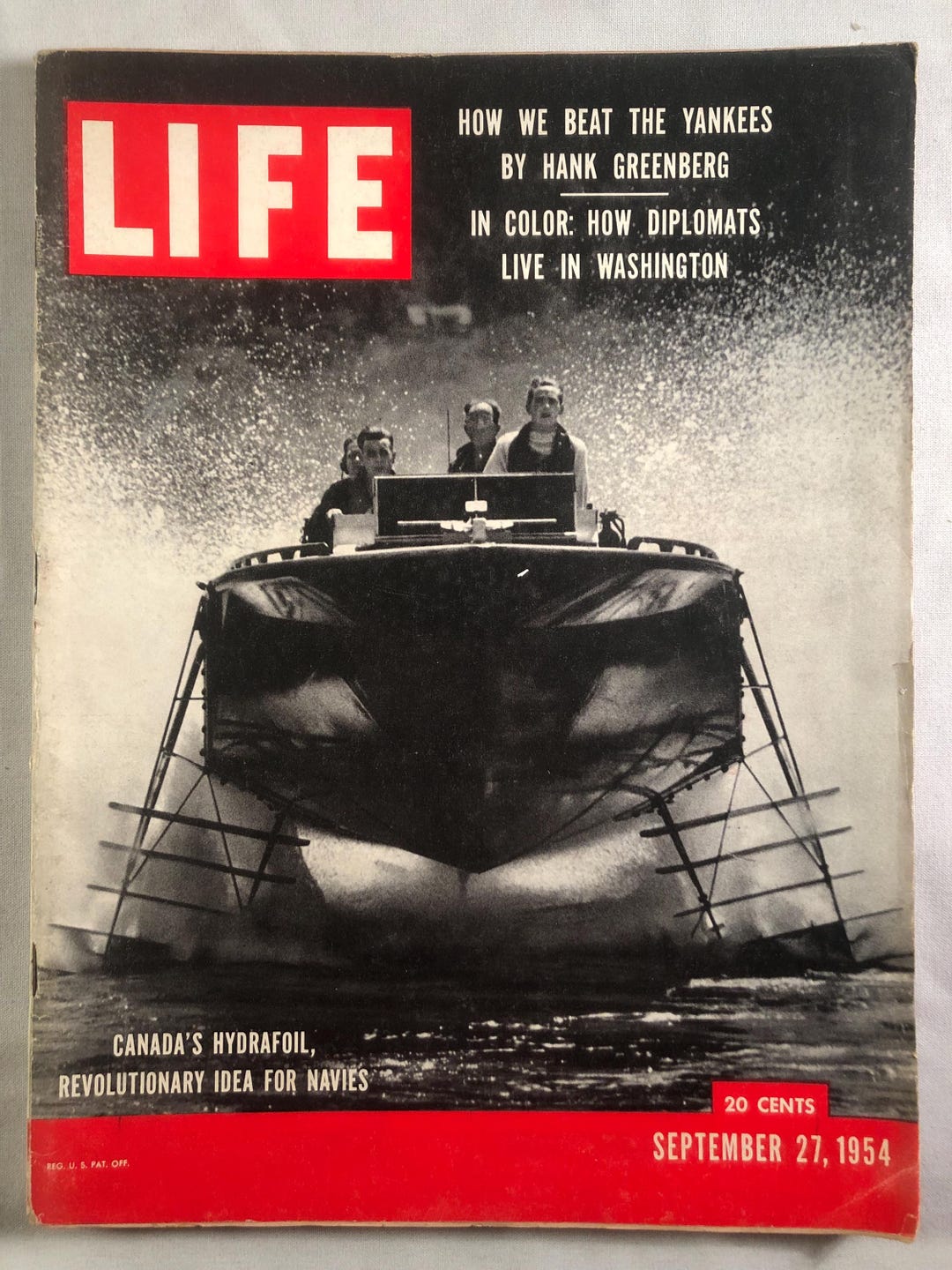 September 27 1954 Life Magazine Canada's Hydrafoil Revolutionary Idea ...