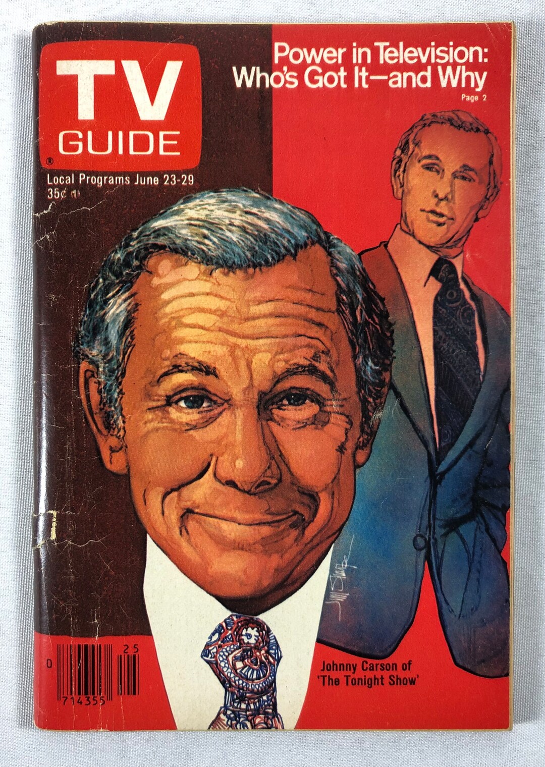June 23 1979 TV Guide Johnny Carson of the Tonight Show on Cover Vol 27 ...