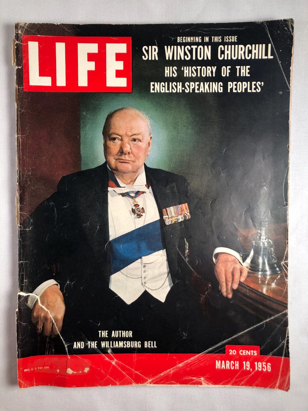 March 19 1956 Life Magazine Sir Winston Churchill on Cover Vintage ...