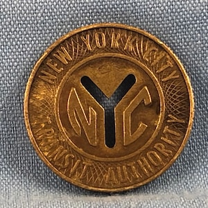 1966 Aqueduct Racetrack and Express Bus 28mm Jumbo Y Cut NYC Subway ...