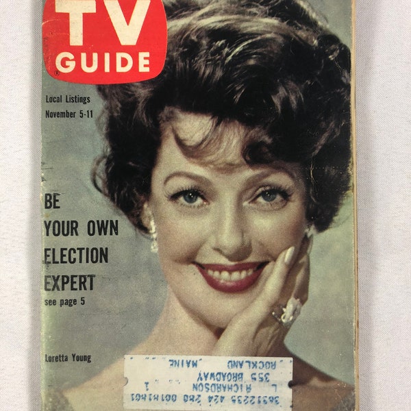 Vintage Tv Guide - Etsy
