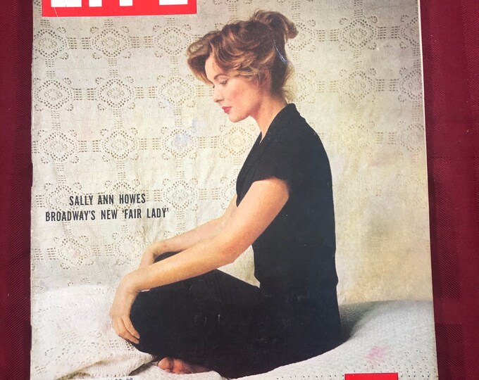 March 3 1958 Life Magazine Sally Ann Howes New My Fair Lady on Cover ...