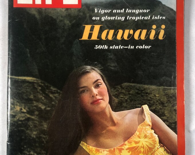October 8 1965 Life Magazine Hawaii 50th State in Color Elizabeth Logue ...