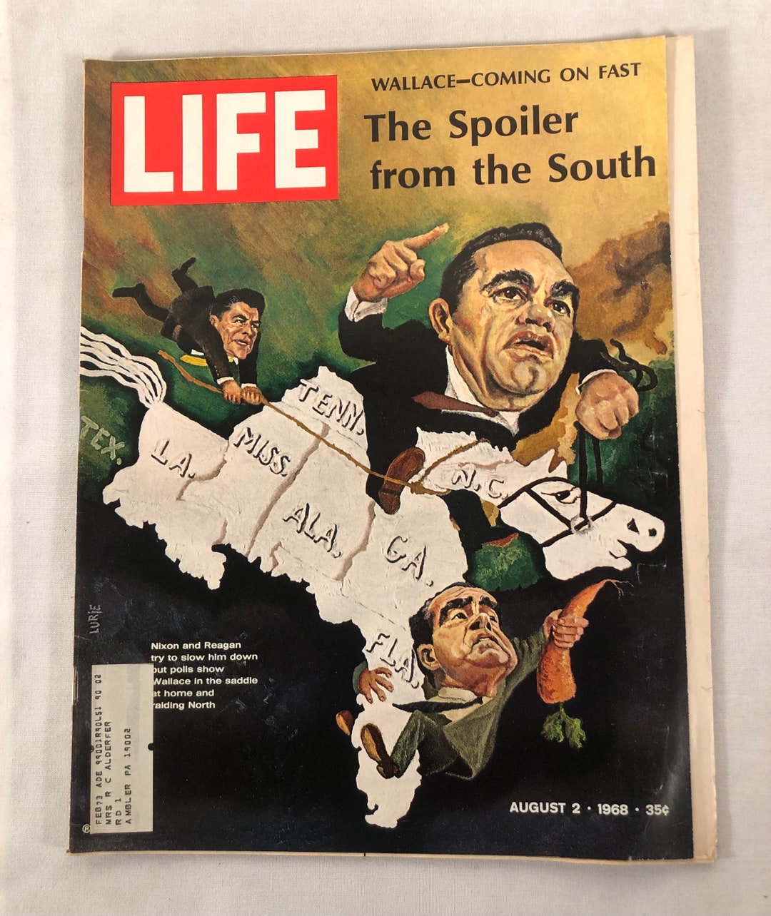 August 2 1968 Life Magazine Wallace the Spoiler From the South Ronald ...