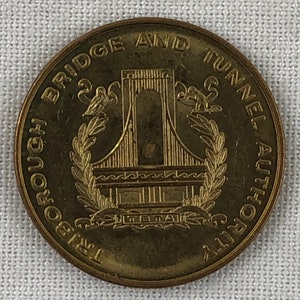 Uncirculated NYC Staten Island Resident Verrazano Bridge Token ...
