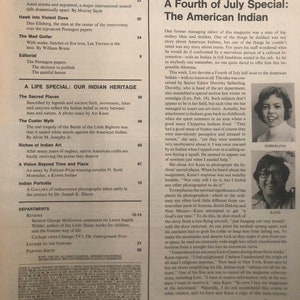July 2 1971 Life Magazine Our Indian Heritage Cover Vintage American ...