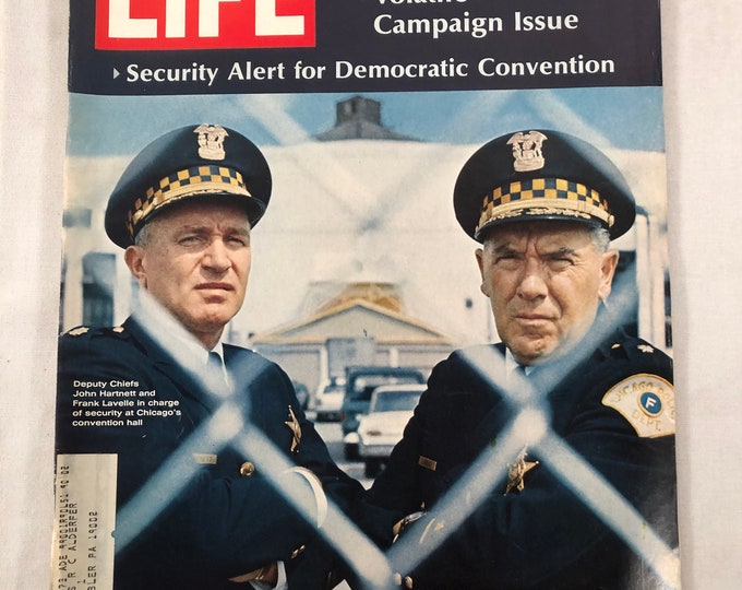 August 23 1968 Life Magazine Chicago Democratic Convention Deputy ...