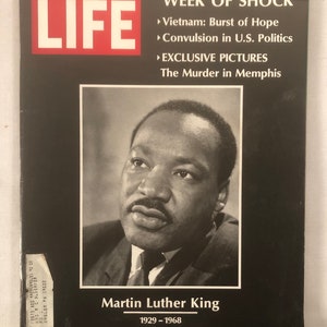April 12 1968 Life Magazine Martin Luther King 1929 1968 MLK ...