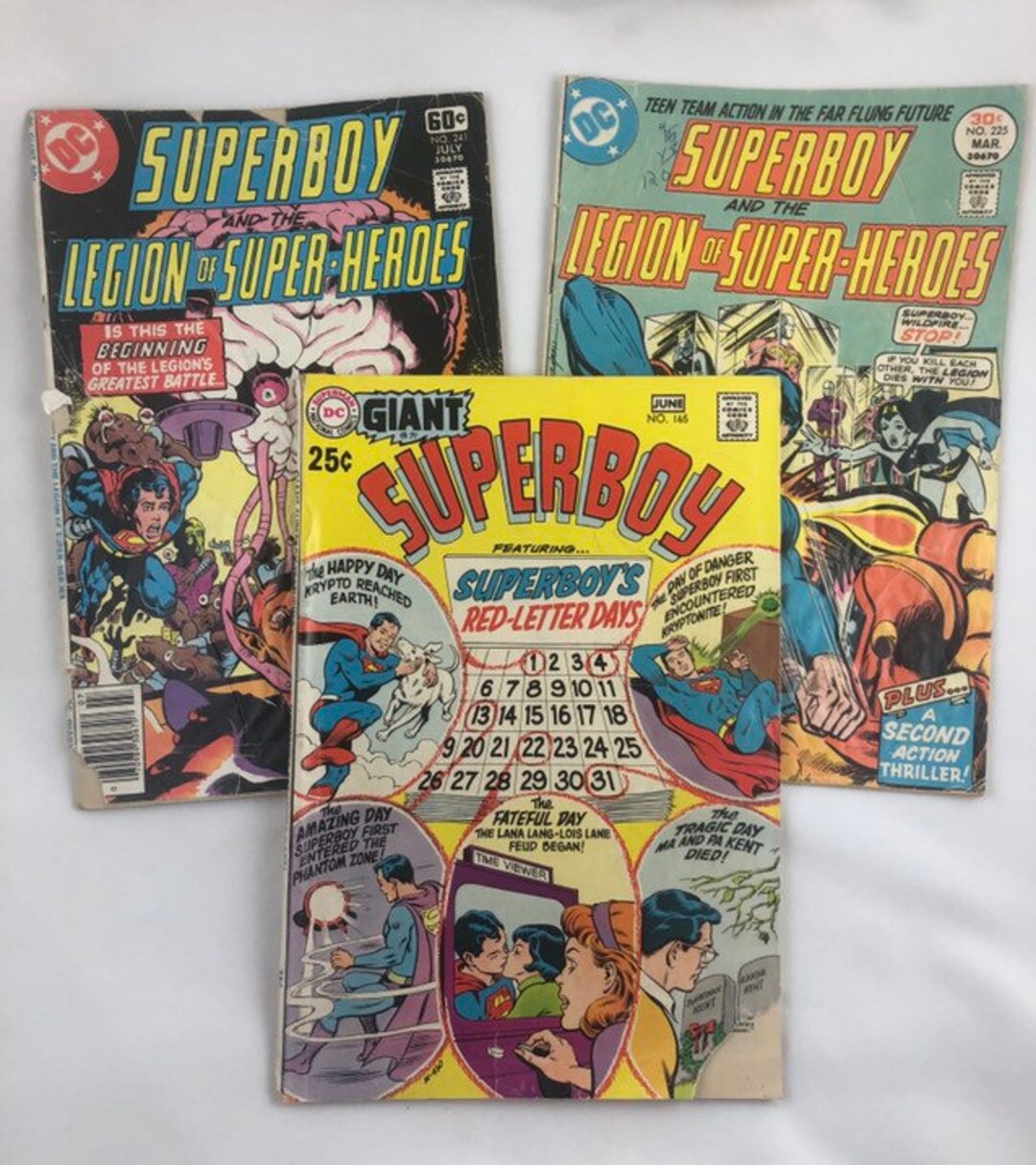 Superboy # 165,225,241 Vintage 1st Series Bronze Age DC Comic Book Lot ...