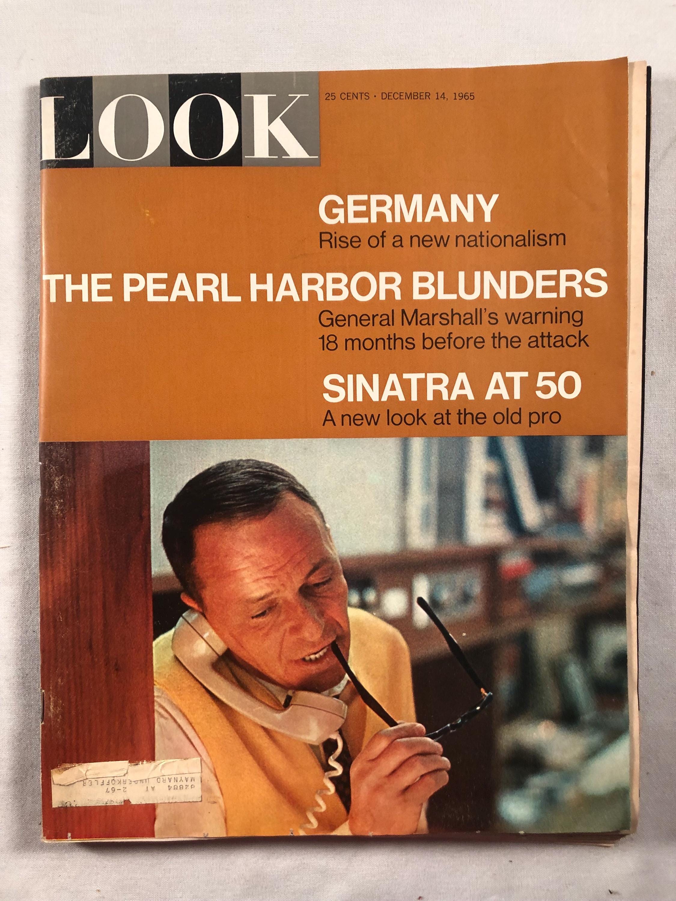 December 14 1965 Look Magazine Frank Sinatra at 50 on Cover Vintage ...