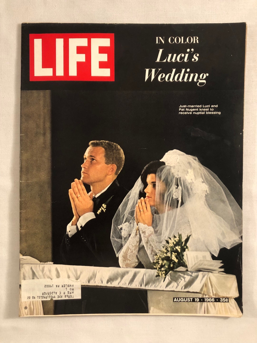 August 19 1966 Life Magazine Luci's Wedding Luci Johnson Pat Nugent on ...