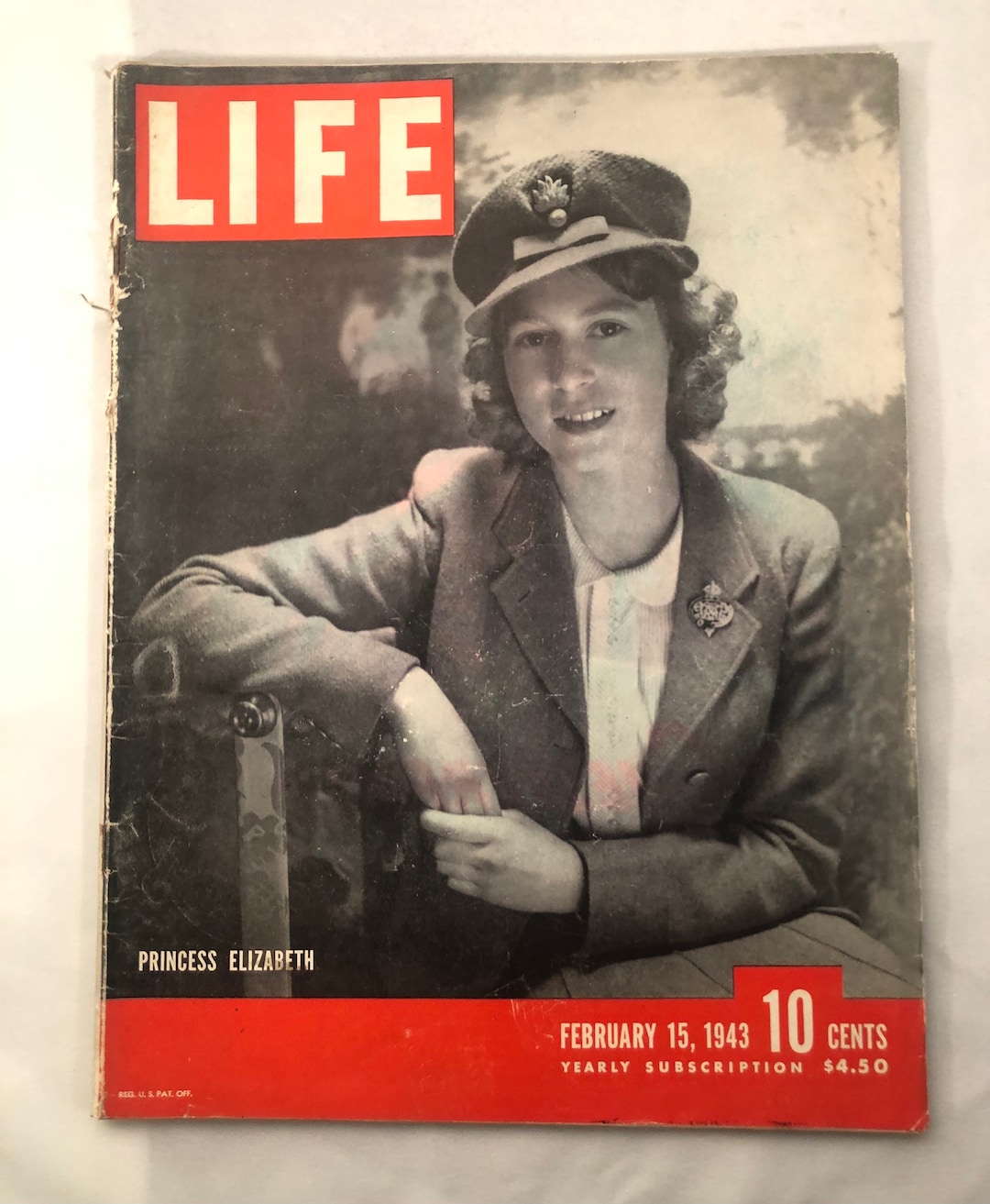 February 15 1943 Life Magazine Princess Elizabeth on Cover Future Queen ...