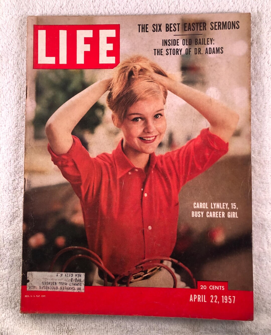 April 22 1957 Life Magazine Carol Lynley at 15 Busy Career Girl on ...