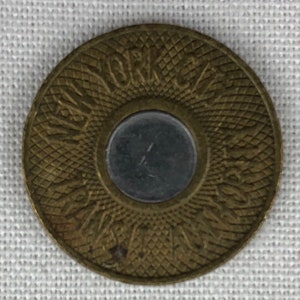 NYC Subway Token Bullseye Style MTA NYCTA New York City Transit ...