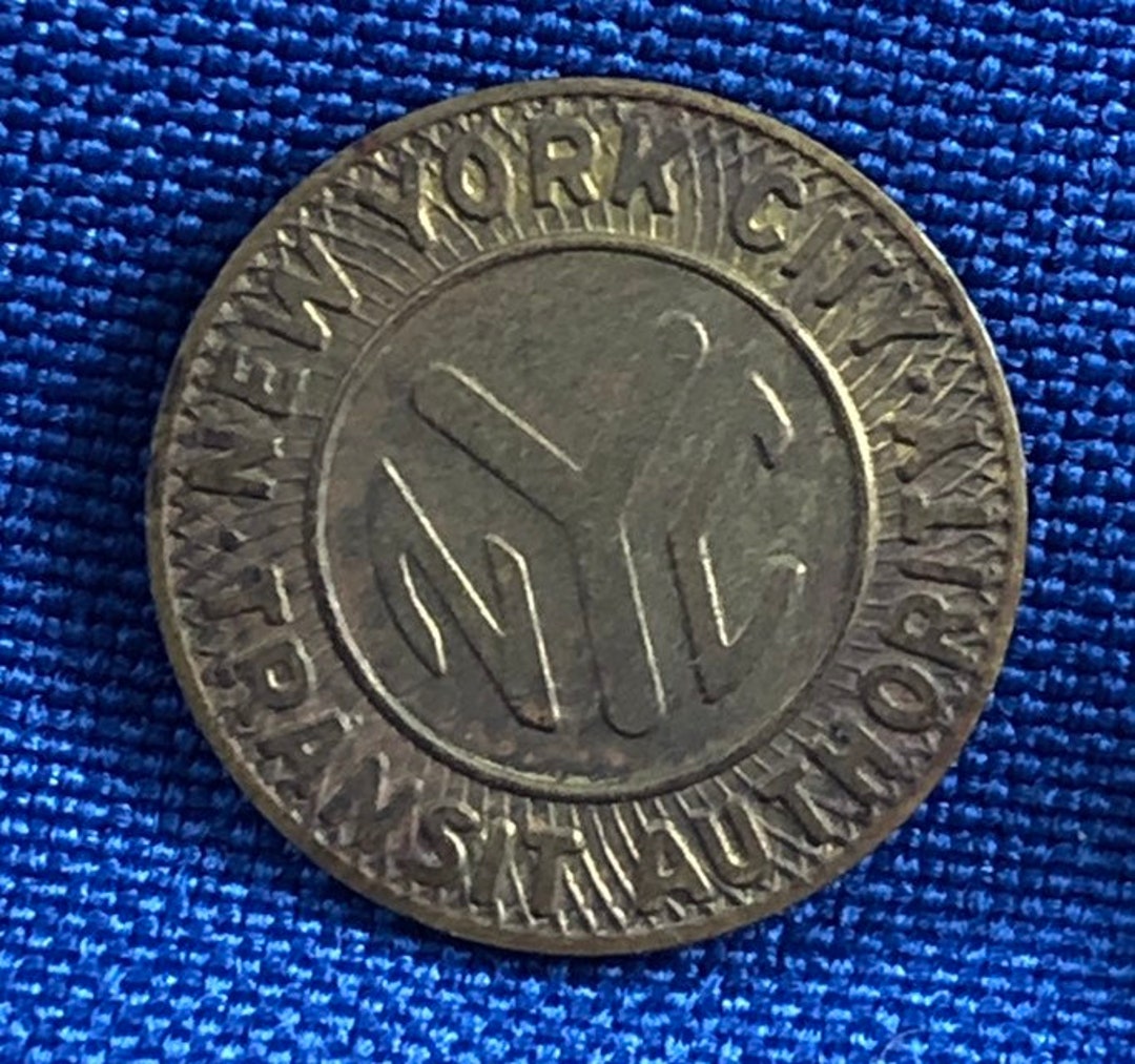 1953 First NYC Small No Y Cutout Subway Token MTA NYCTA New York City ...