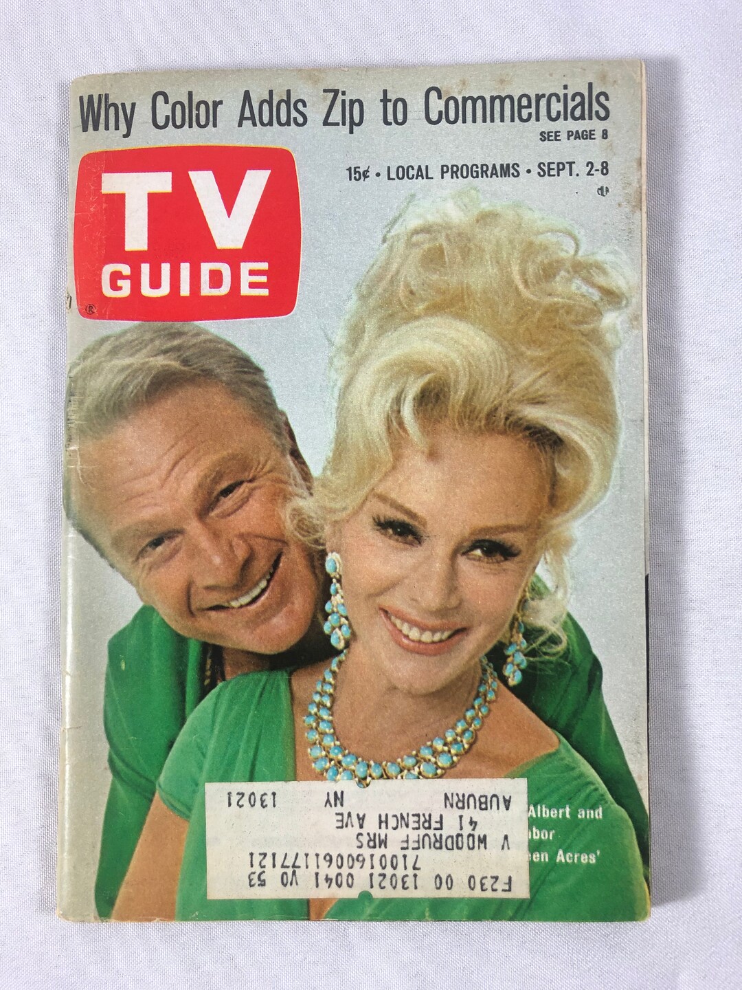 September 2 8 1967 TV Guide Eddie Albert Eva Gardner Green Acres on ...