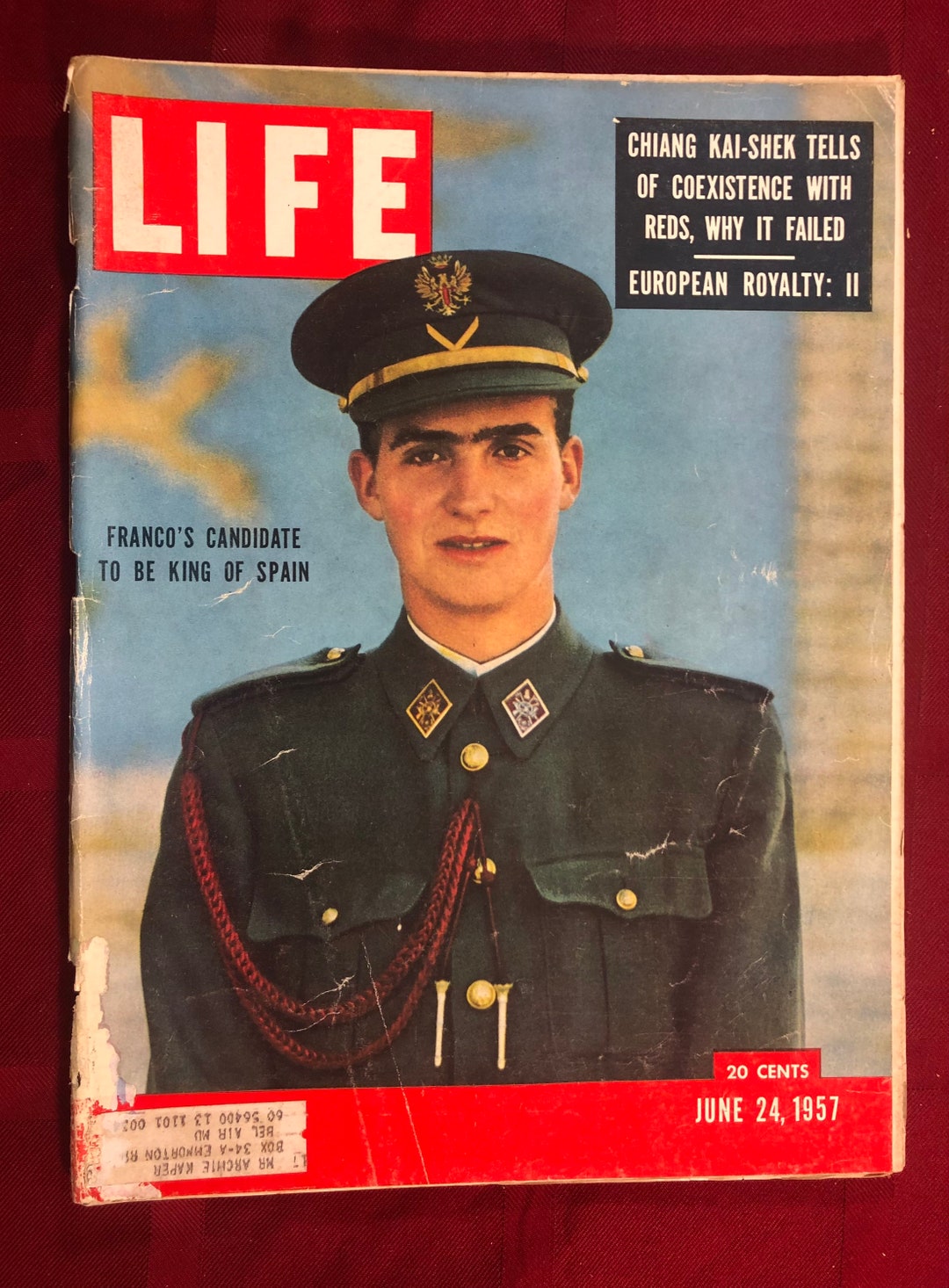 June 24 1957 Life Magazine Prince Juan Carlos of Spain on Cover Vintage ...